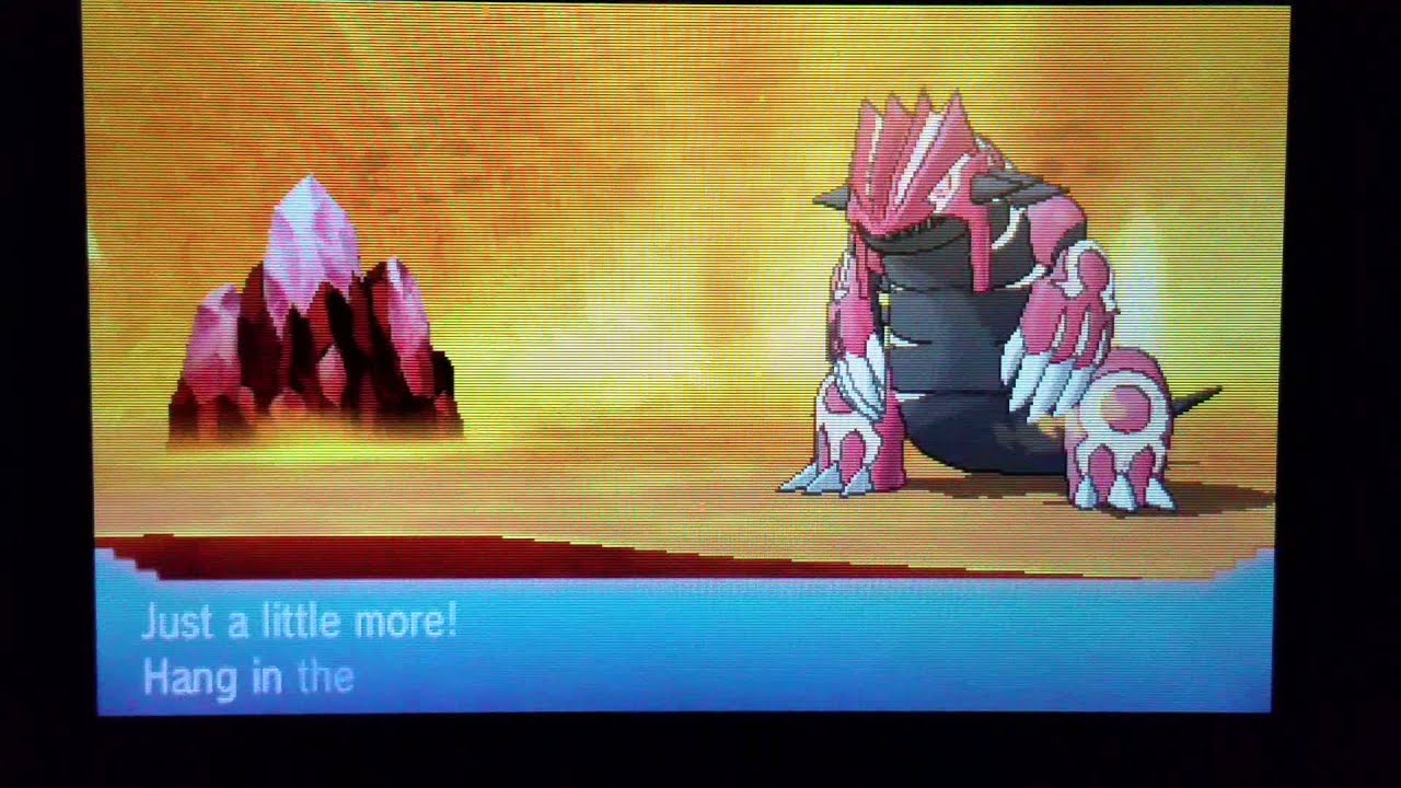 POKEMON OMEGA RUBY GAMEPLAY: Catching Groudon in a Luxury ball? or ...