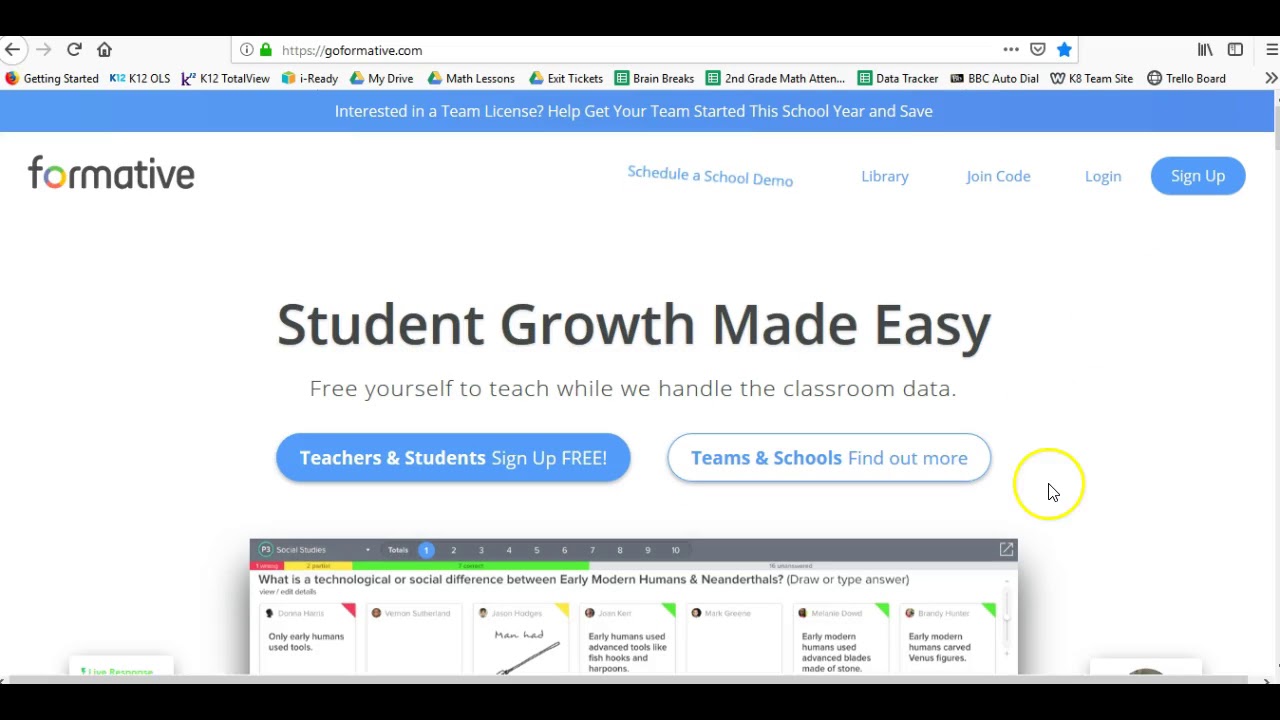 How to Create Student Accounts in GoFormative - YouTube