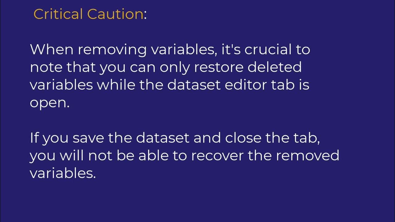 Rearrange, Remove, and Add Variables in Rguroo Editor - YouTube