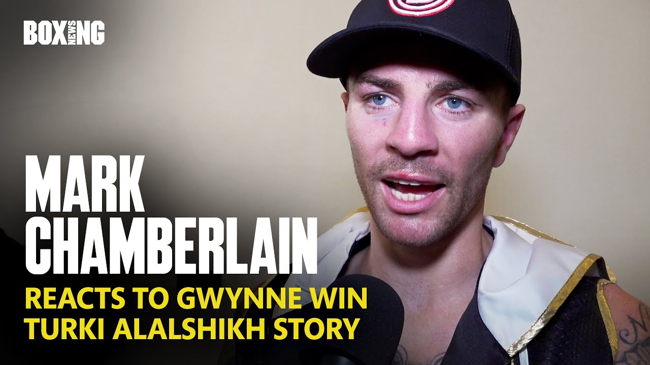 Mark Chamberlain Reacts To Emphatic Win vs Gwynne & Turki Alalshikh - YouTube
