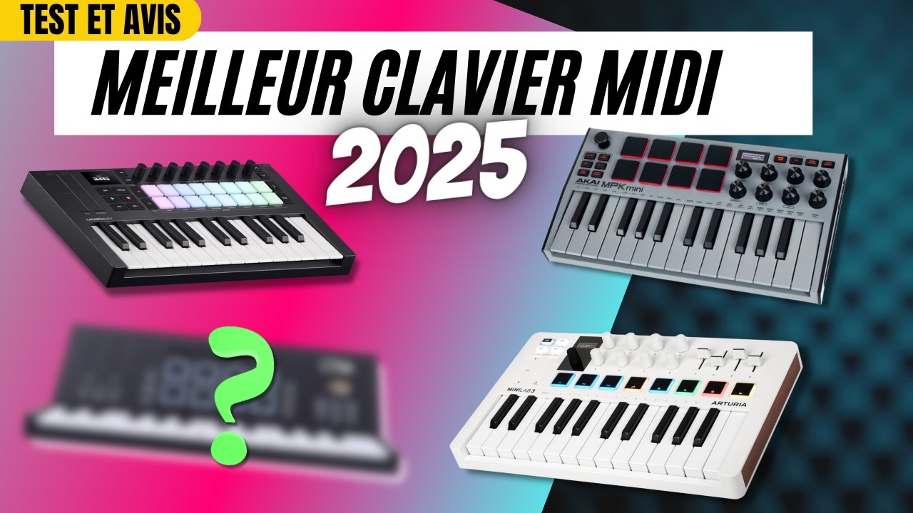 TOP 4 des Meilleurs Mini-Claviers Midi pour Home Studio 📊 - YouTube