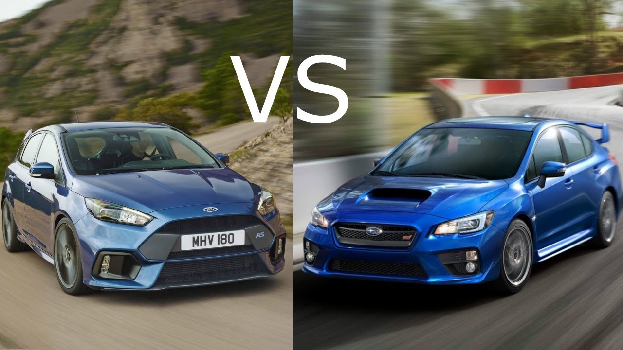 Subaru WRX STI vs Ford Focus RS - YouTube