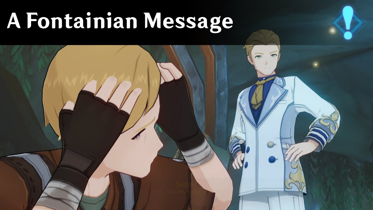 World Quest - A Fontainian Message | Genshin Impact - YouTube