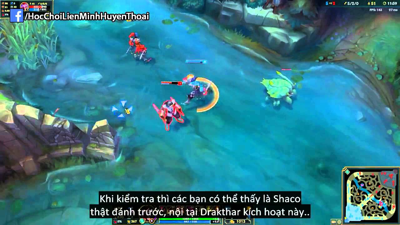 Hướng Dẫn Cách Sử Dụng Dạ Kiếm Hiệu Quả Nhất Với Vị Tướng Shaco Youtube