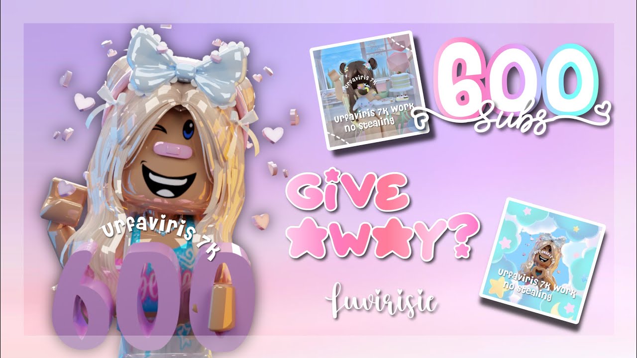 600 subs giveaway !! 🌷 - YouTube