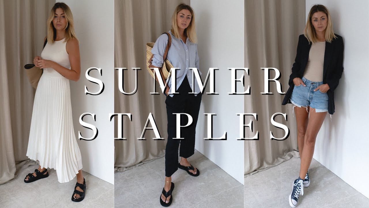 My Most Worn Summer Staples - YouTube
