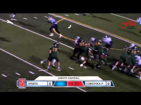 Comstock Park #1 Monterio Smith 15yd TD rush - YouTube
