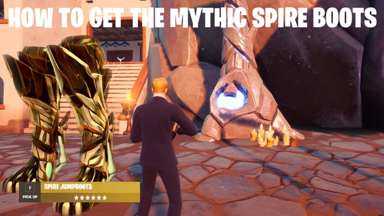 How to get SECRET MYTHIC Spire Jumpboots | Fortnite Season 6 - YouTube