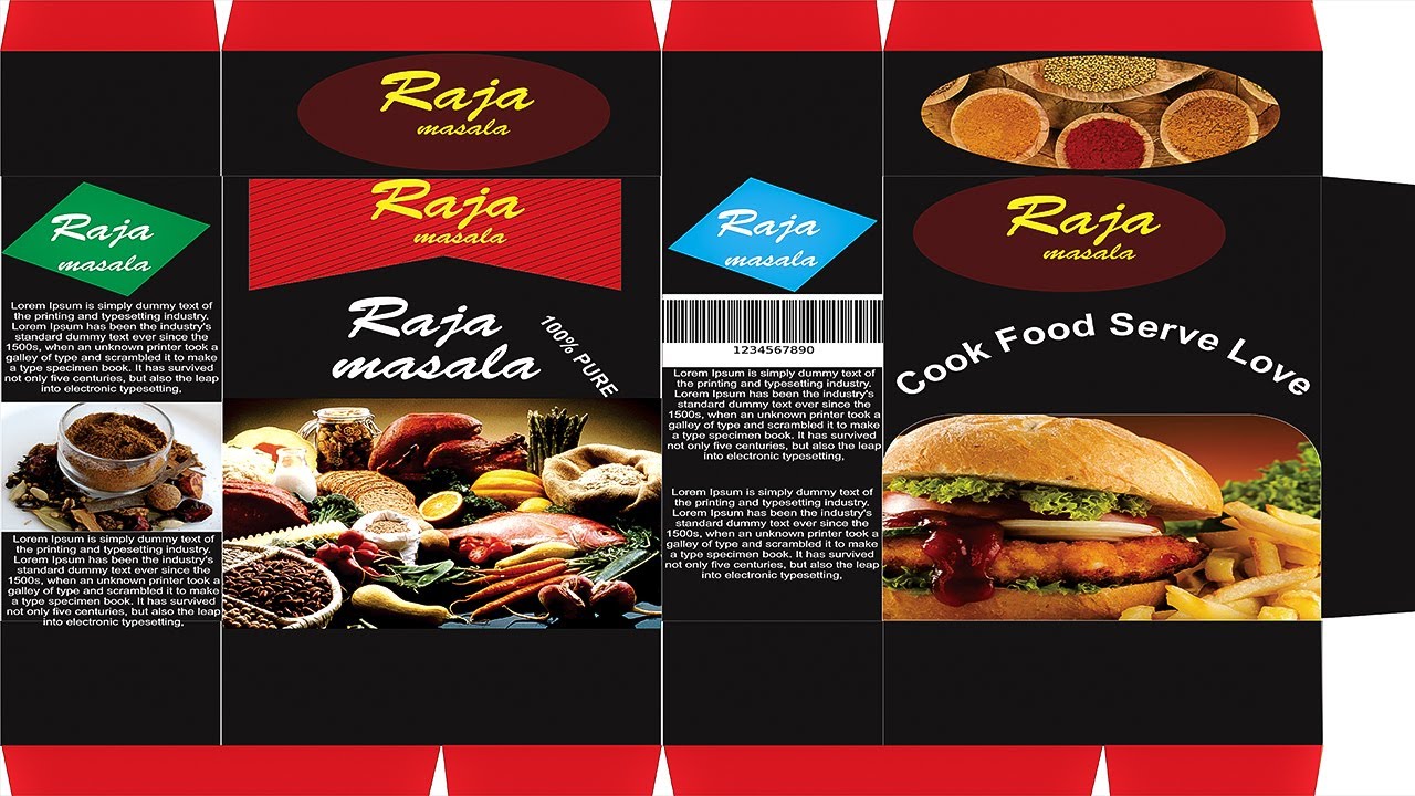 packaging design in coreldraw,product packaging design tutorial - YouTube