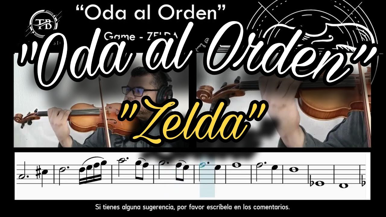 Como tocar "Oda al Orden" - Violin - Game - Partitura - TUTORIAL - YouTube