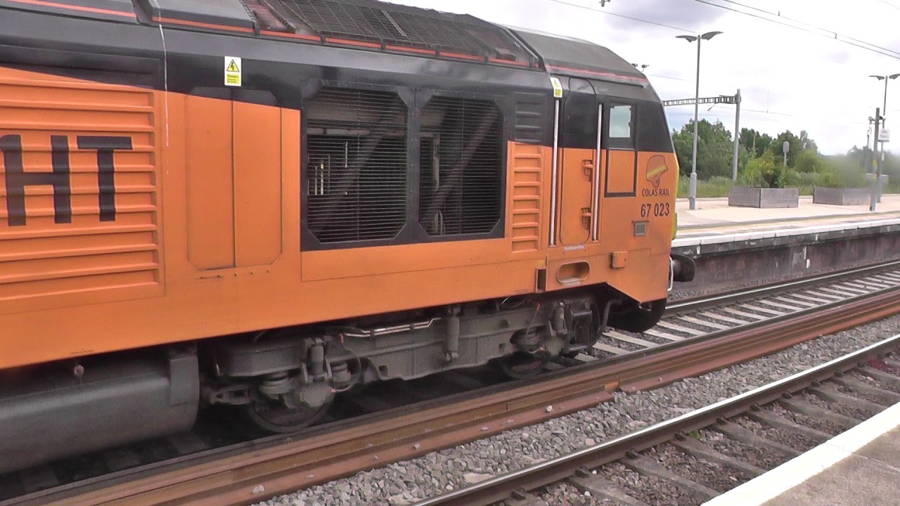 Colas class 67's at Didcot 20th June 2019 - YouTube