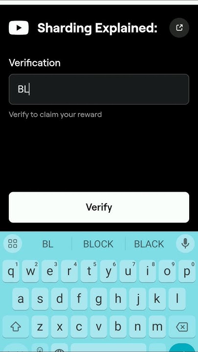 Sharding Explained Blum Video Code | Sharding Explained Blum Today Verification keyword Today ...