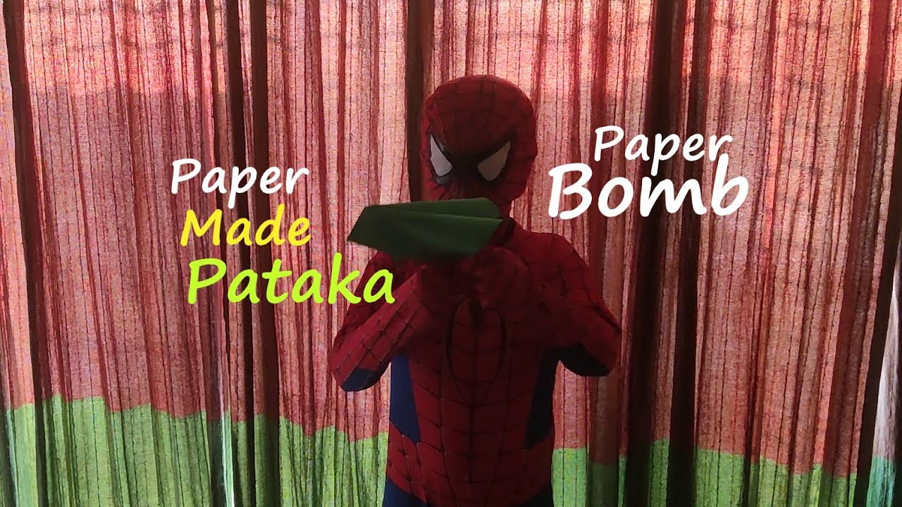 How to Make Paper BOMB / Pataka / Paper Popper | Easy Fun Origami - YouTube