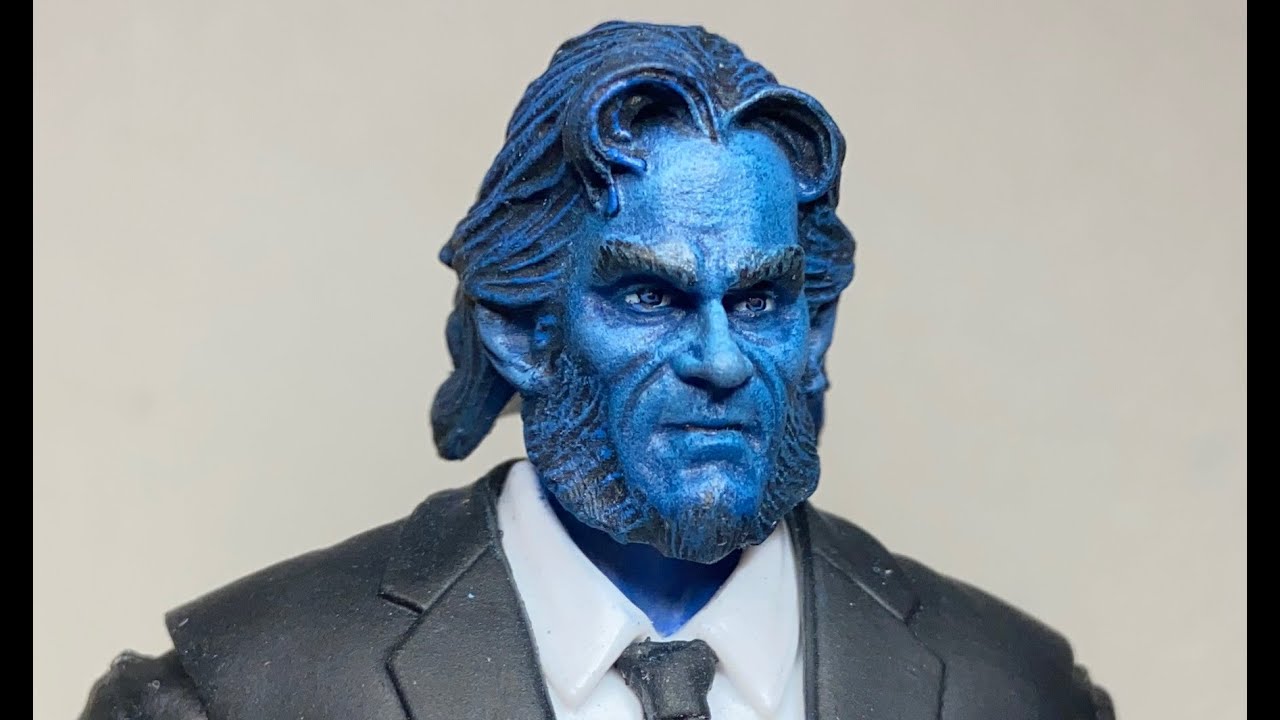 Customizing Live - X-Men 3 Beast Marvel Legends Kelsey Grammer - YouTube