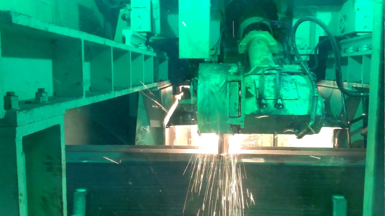 Inside of Grinding Room - Square Billet Grinding Machine - YouTube