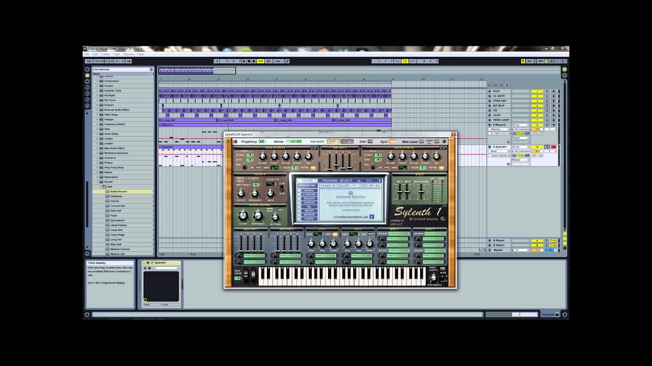 Ableton House Tutorial Part 2 (SYNTH LINE) - YouTube