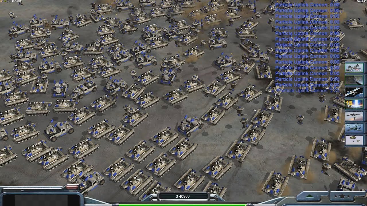 USA Laser - Command & Conquer Generals Zero Hour - 1 vs 7 HARD Gameplay ...