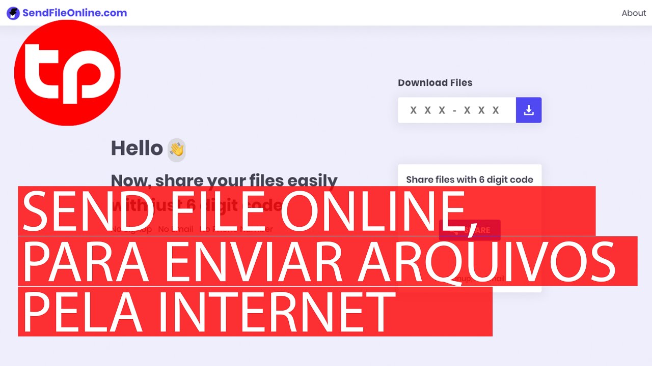 🚀 Send File Online, para enviar e receber arquivos pela internet - YouTube