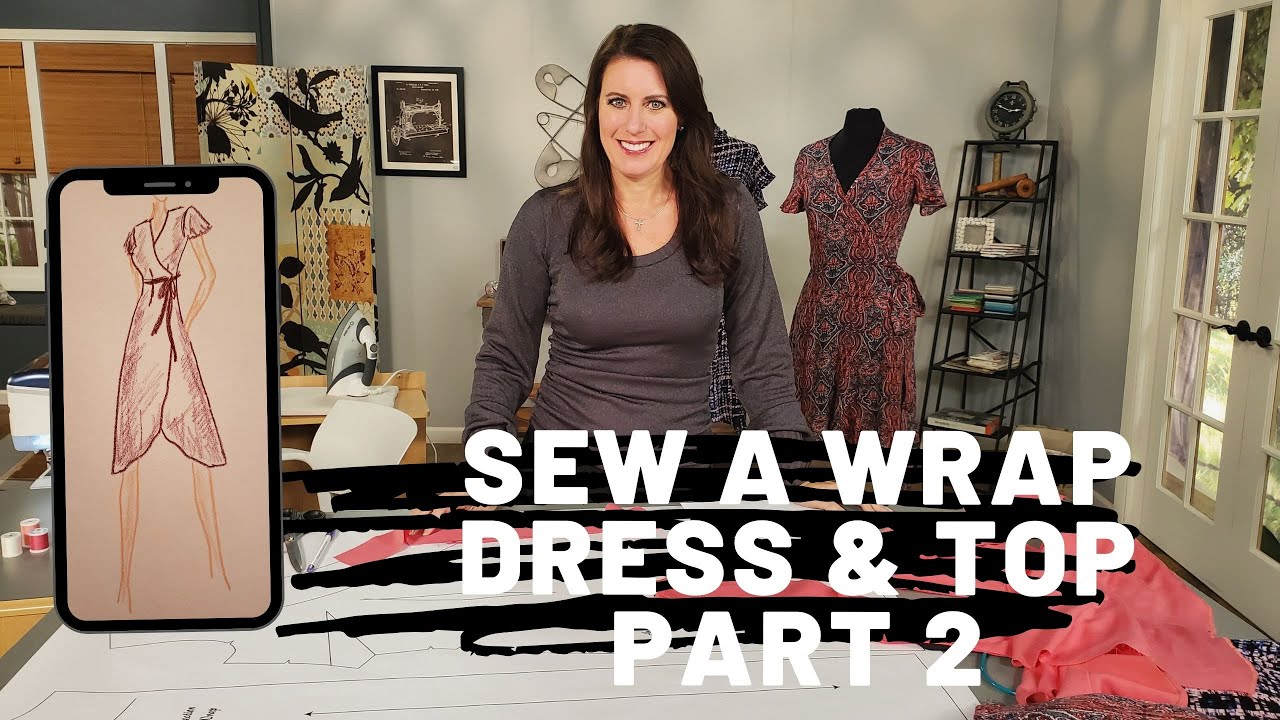 Learn How to Sew a Wrap Dress Pt. 2 👗 Angela Wolf on It's Sew Easy ...