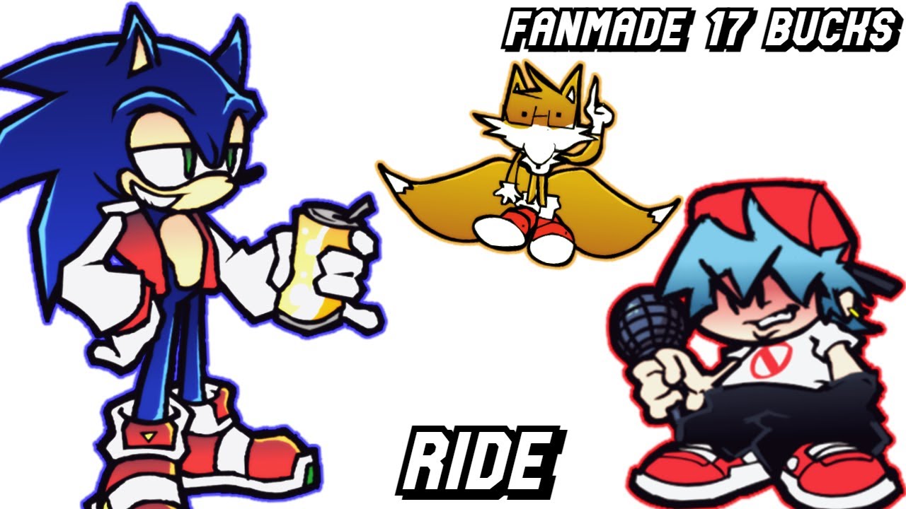 FNF - Ride (Fanmade 17 Bucks) - Vs Sonic | FNF MODS - YouTube