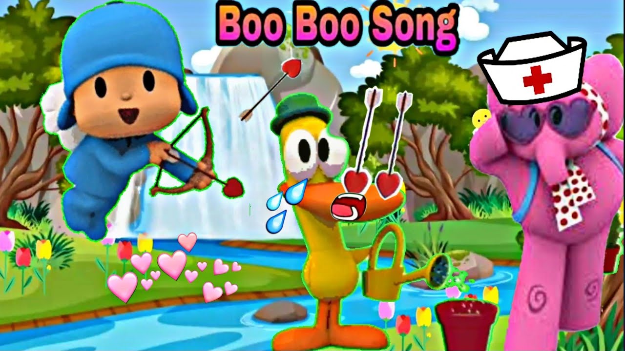 The Boo Boo Song com New Year / happy Christmas pocoyo song / Nursery ...