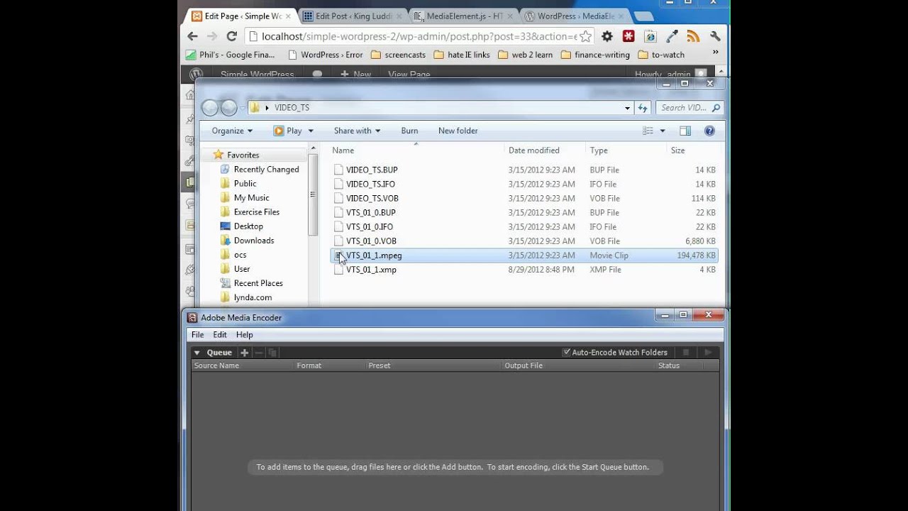 Part 21: Adding HTML5 video and Flash fallback video to WordPress - YouTube