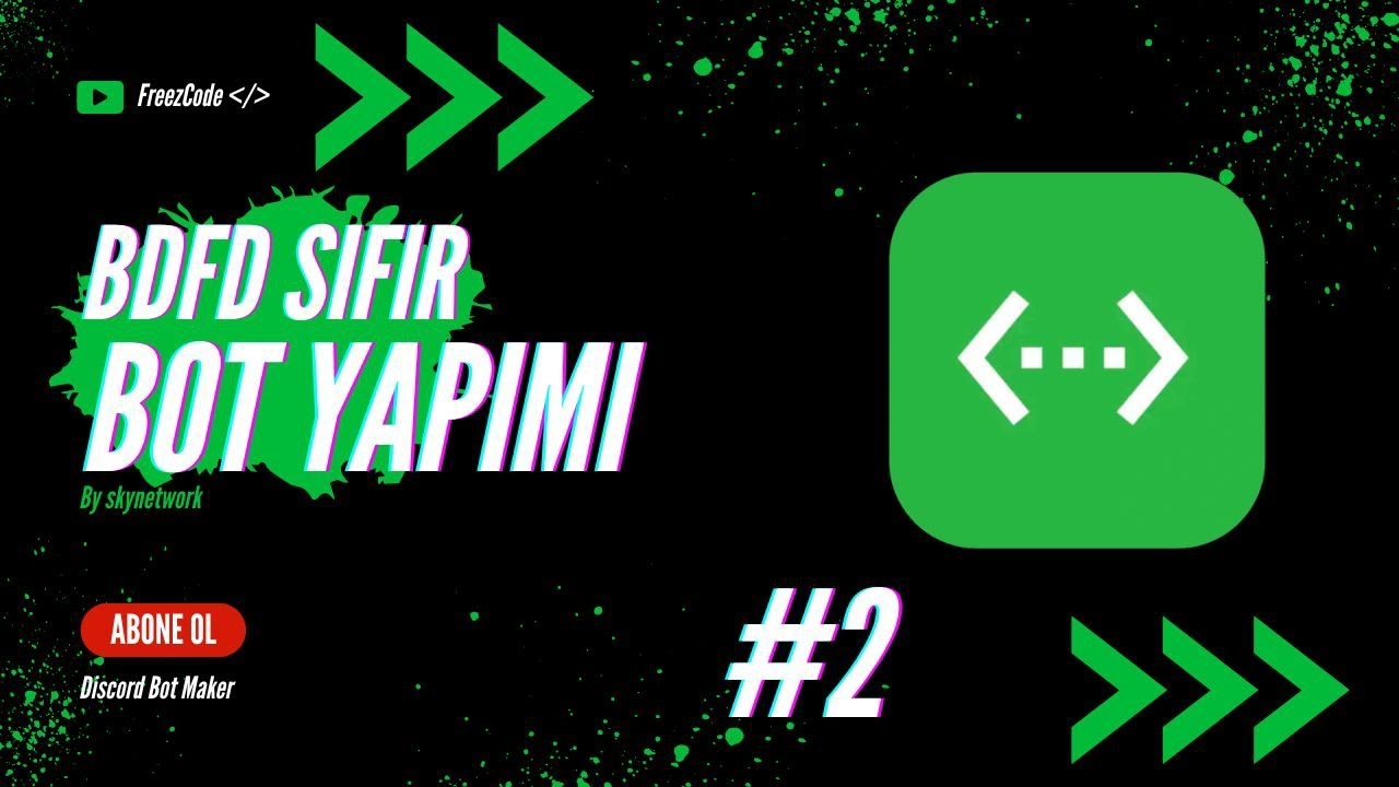 Telefondan Bot Yapımı #2 / Genel Komutlar / #botdesignerfordiscord ...