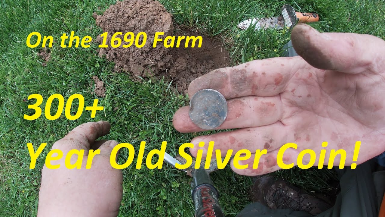 300 year old historic coin from the 1690 Farm! - YouTube