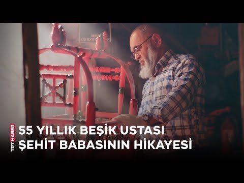 Giresun'da 55 yıllık beşik ustası Aziz Kahraman, 2002’de tek oğlu Fevzi Kahraman’ı şehit verdi