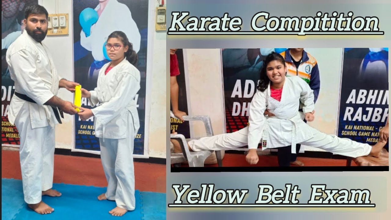 Karate Exam##Pariko Finally Yellow Belt Mil Gaya##Swar Pari - Vlog ...