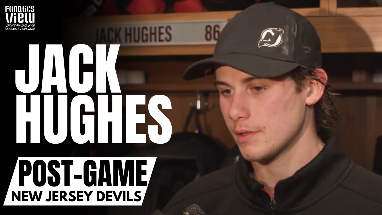 Jack Hughes Recaps New Jersey Devils vs. Carolina Hurricanes & Jacob ...