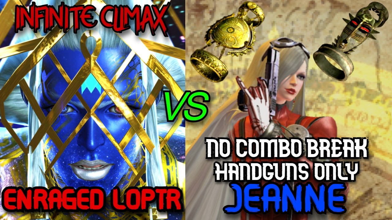 Bayonetta 2: Jeanne vs. ENRAGED Final Boss AKA "Loptr" (Handguns, Pure ...