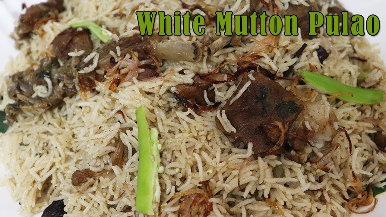 White Mutton Pulao | by Zufi's Cooking - YouTube