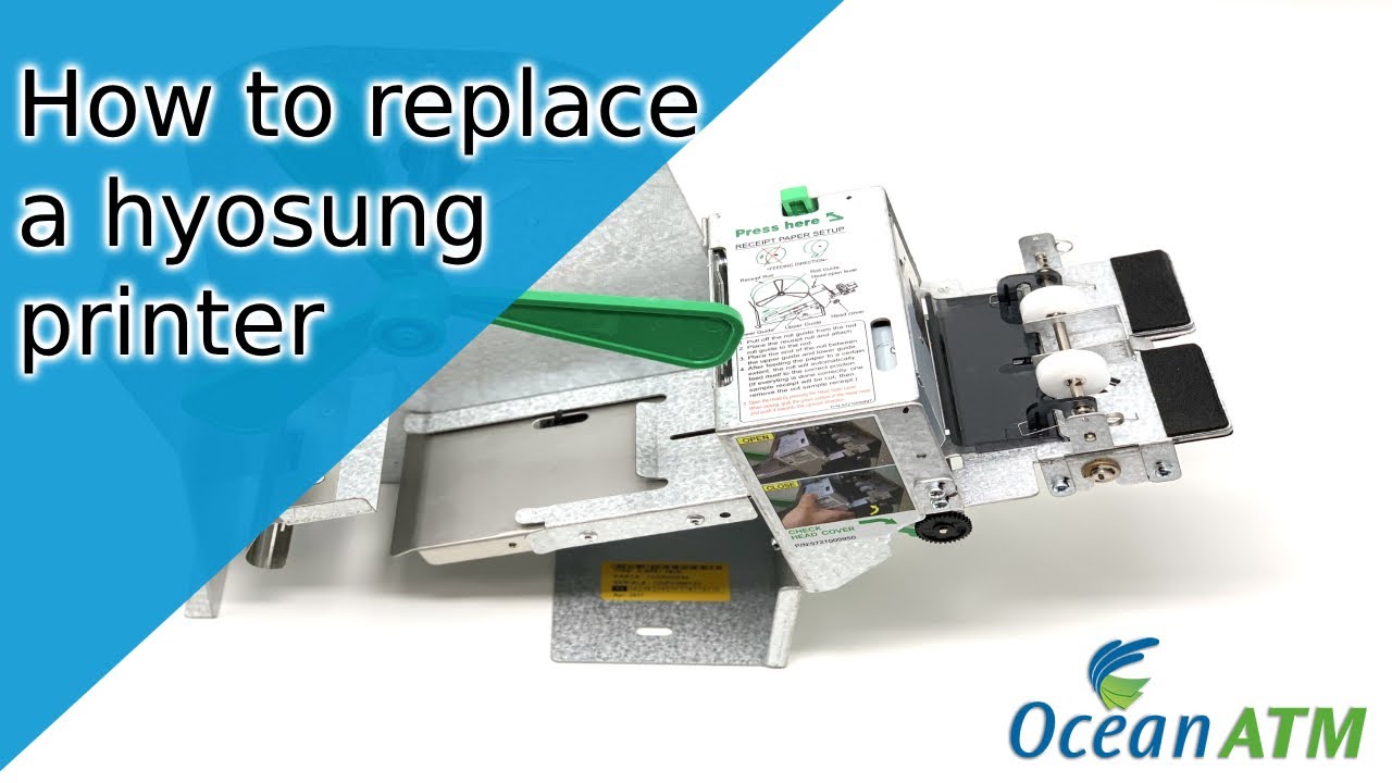 Step-by-Step Guide: Replacing Nautilus Hyosung ATM Printer - YouTube