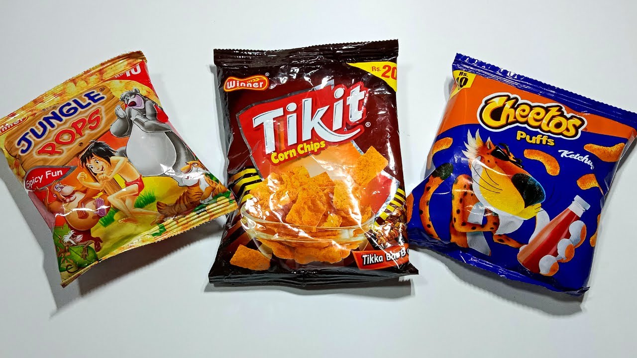 Jungle pops chips | Tikit Chips | cheetos puffs Chips - YouTube