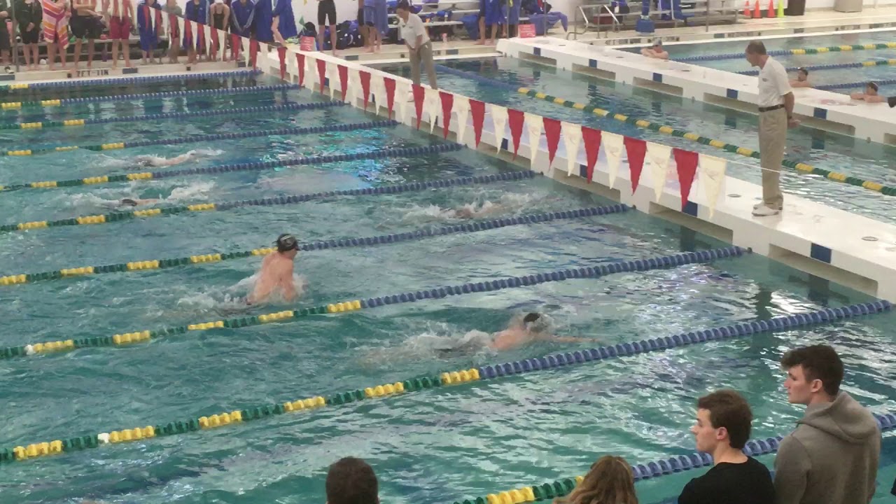 2020 CCIW Conference Championships Men's 400 Medley Relay A Final - YouTube