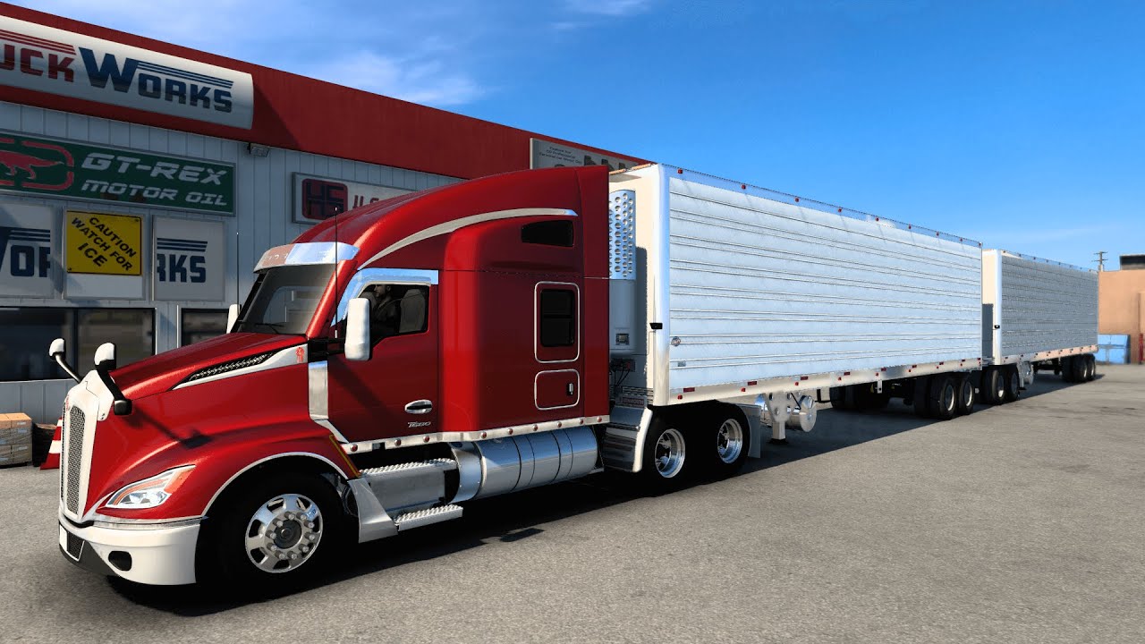 Camión FULL Kenworth T680 Recorriendo México en directo! American Truck ...