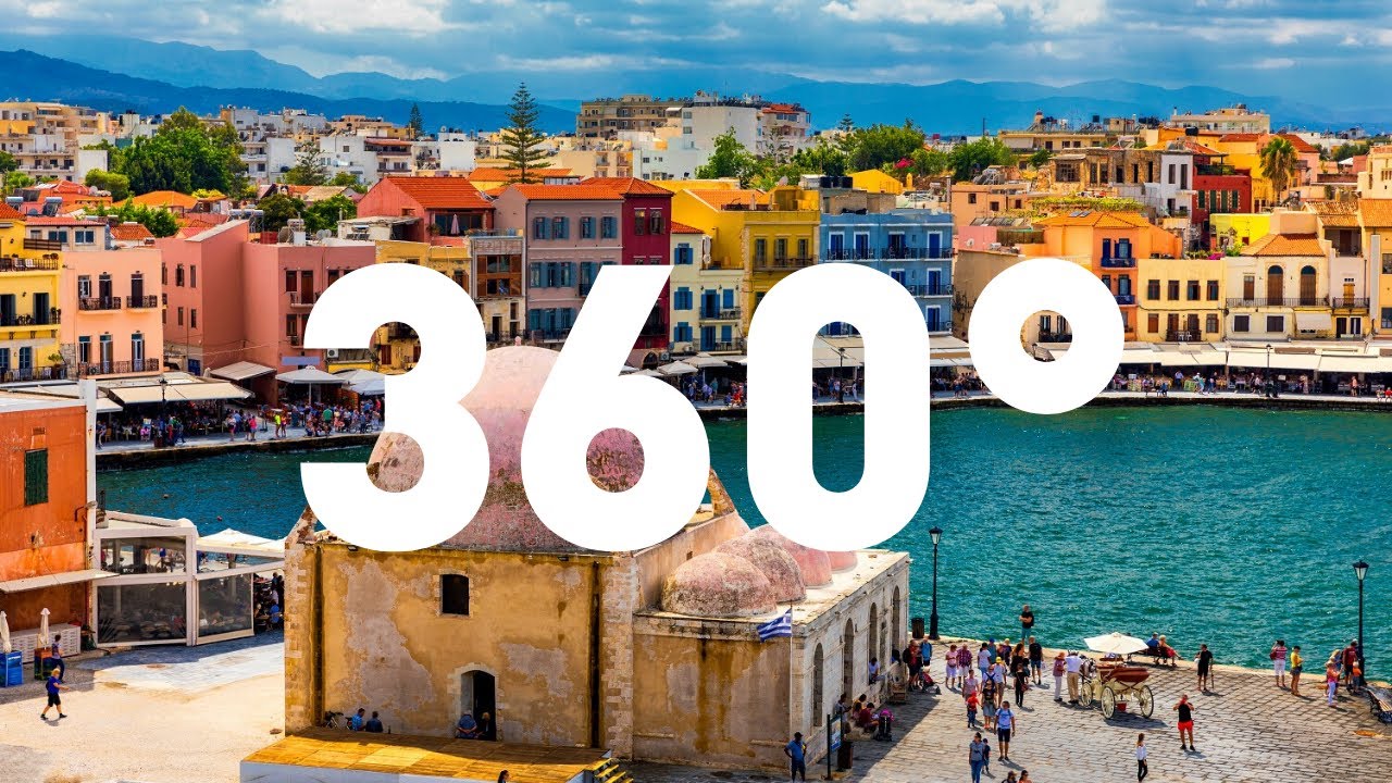 Visit Europe | 360-degree visit of Chania, Crete (Greece) - YouTube
