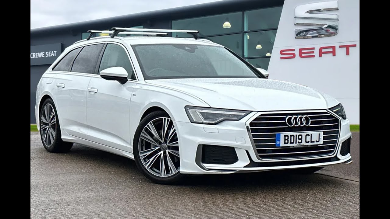 Used Audi A6 Avant S-Line 2.0TDI 40 204PS S Tronic in Ibis White ...