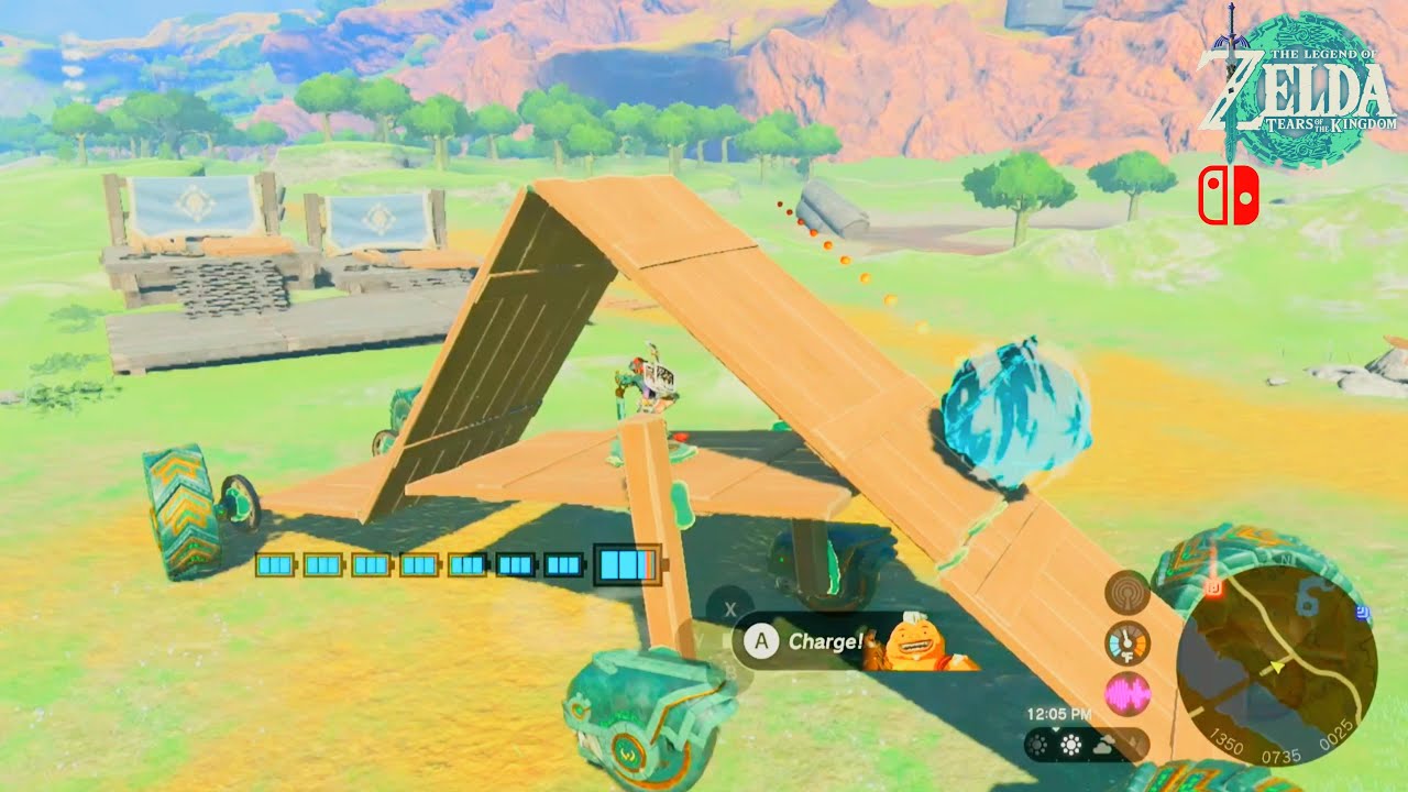 Legend of Zelda TOTK - Build a Car Zonai (But Failed & Burn) & Korok ...