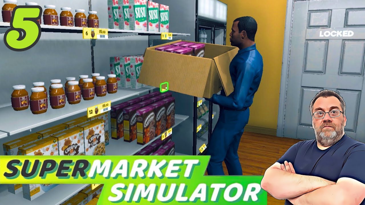 Storage And Stocking | Supermarket Simulator | Episode 5 - YouTube