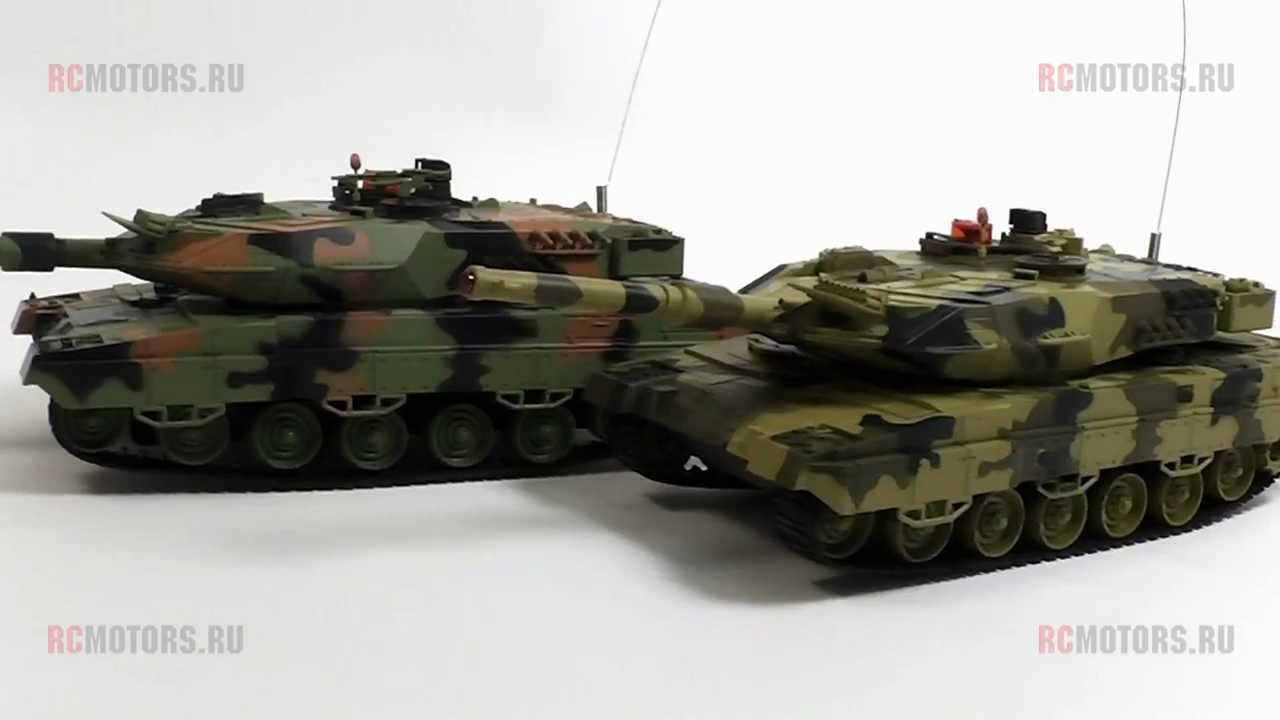 Видео-обзор радиоуправляемых танков Huan Qi от RCMOTORS.RU - YouTube