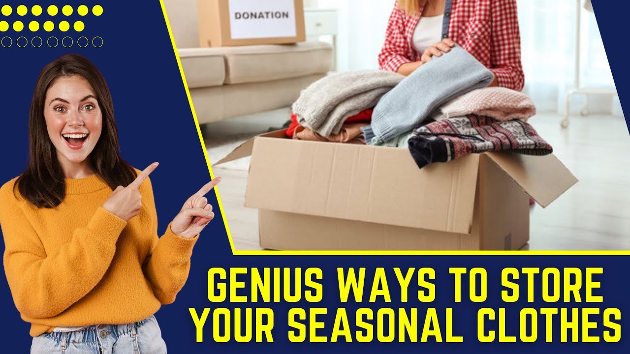 How to Store Your Seasonal Clothes - YouTube