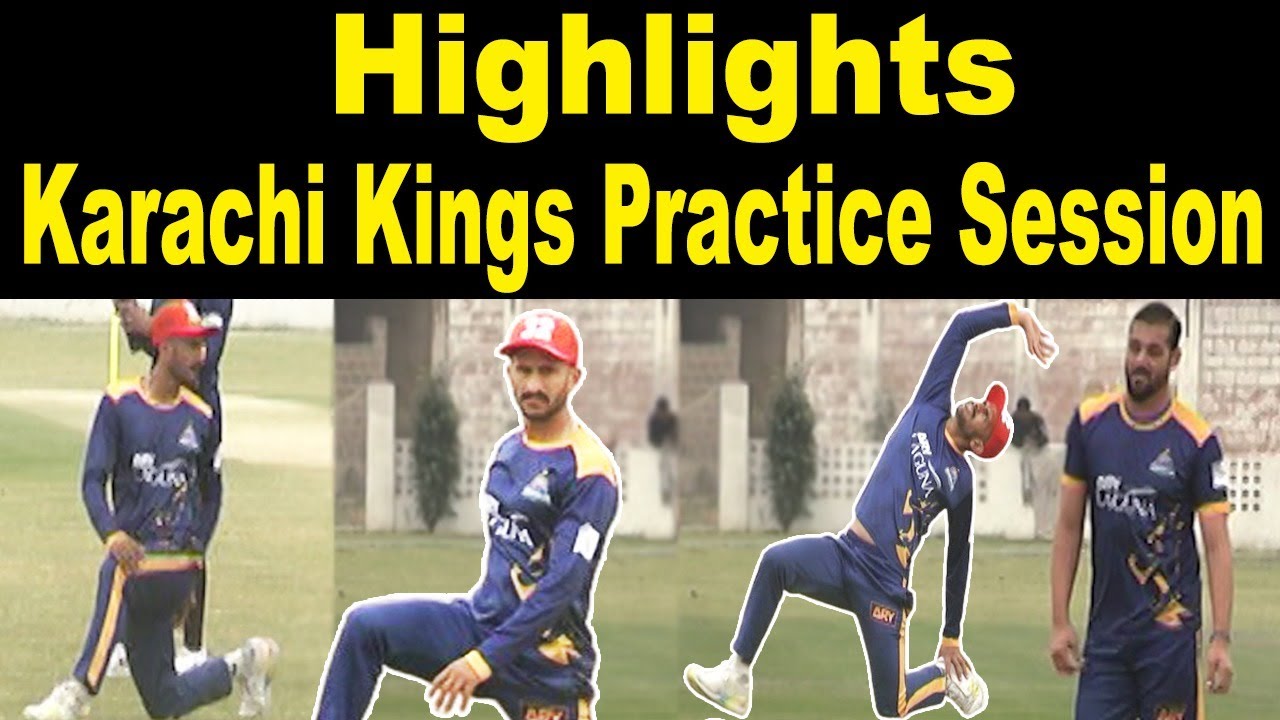 Hasan Ali New Look | Karachi Kings start practice for PSL9 in Karachi - YouTube