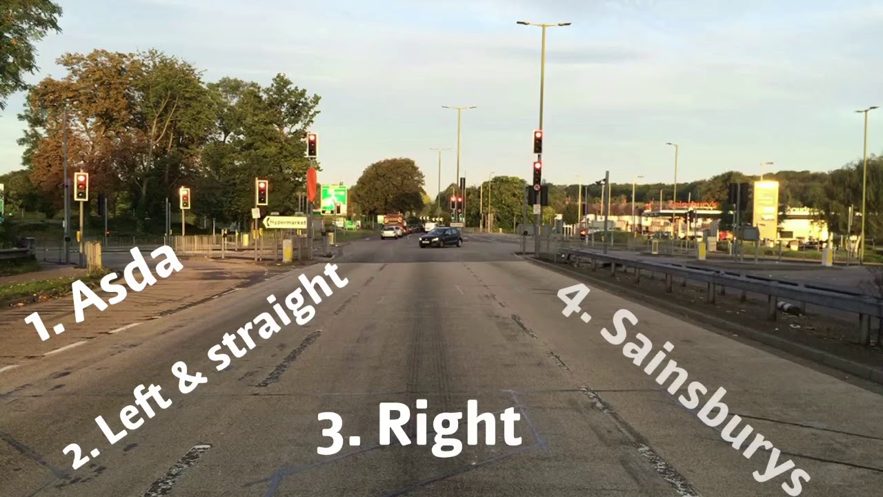 Turning right at the Dome roundabout in Watford - YouTube