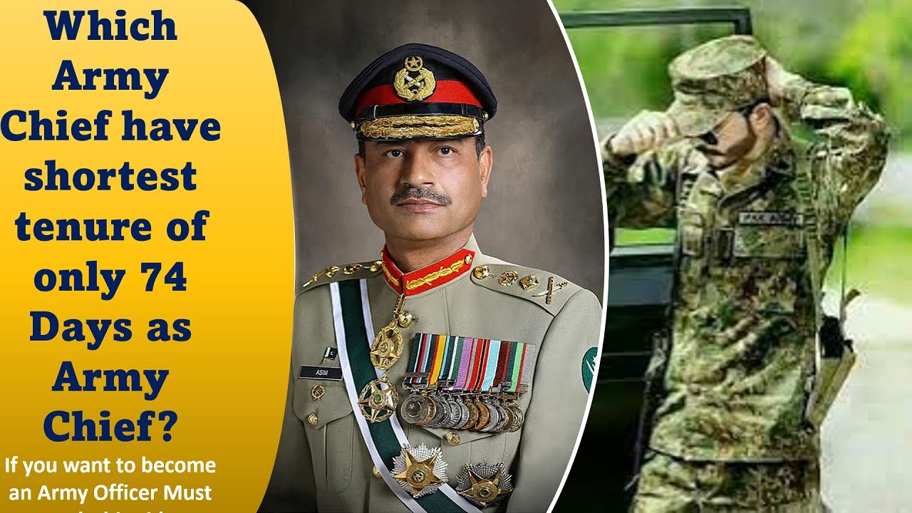 List of Army Chief's of Pakistan since independence till 2025 - YouTube