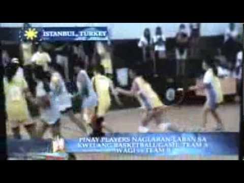 ANC Balitang Europe - Women's Basketball in Istanbul - YouTube