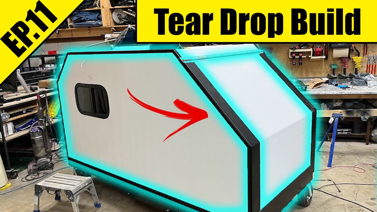 TearDrop Camper Build | Installing Trim | EP 11 - YouTube