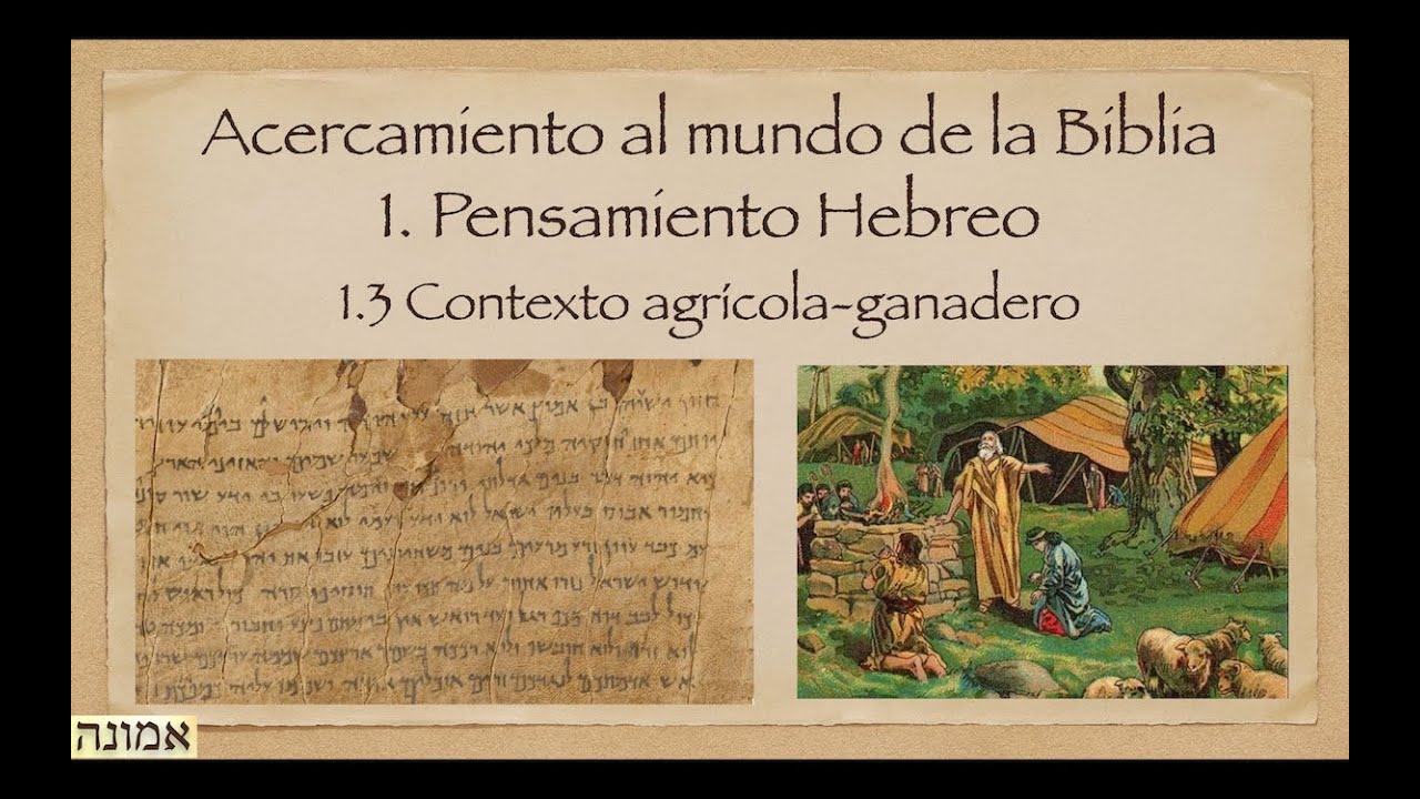 Pensamiento Hebreo, El Tiempo, Emuna Acercamiento al Mundo de la Biblia ...