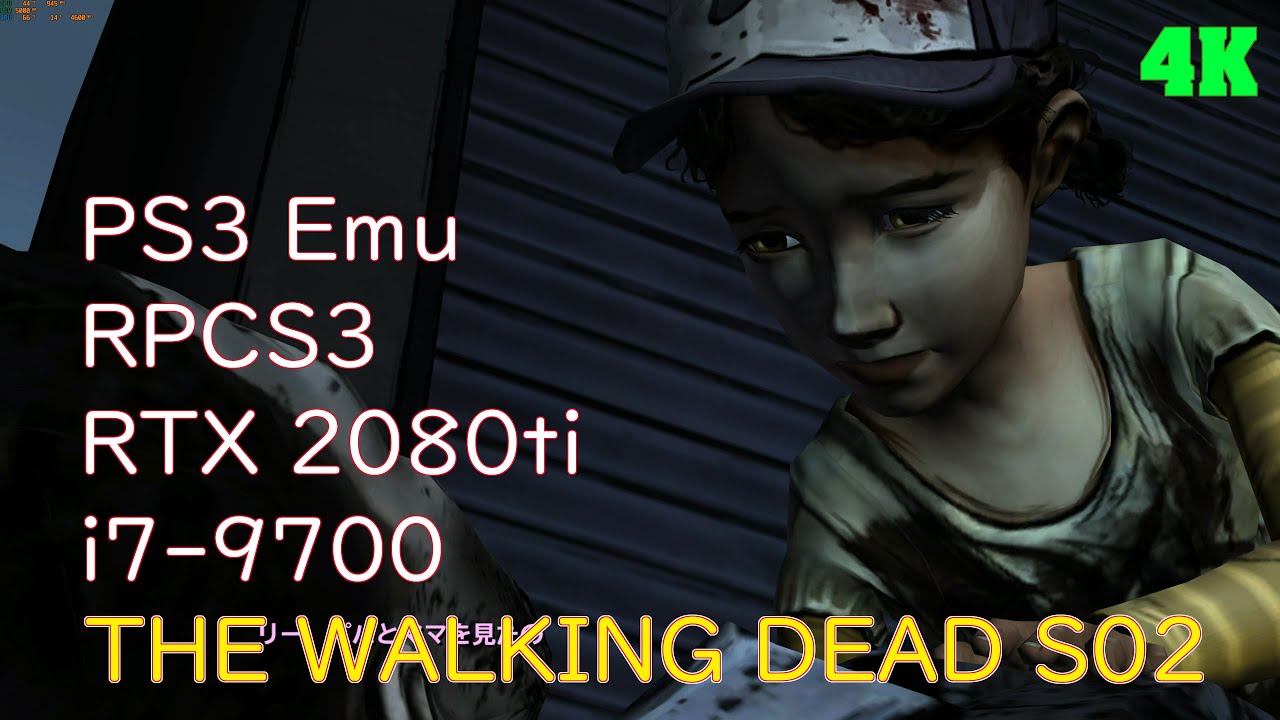 The Walking Dead: Season Two / 4K PS3 emulator RPCS3 / RTX 2080ti i7 ...